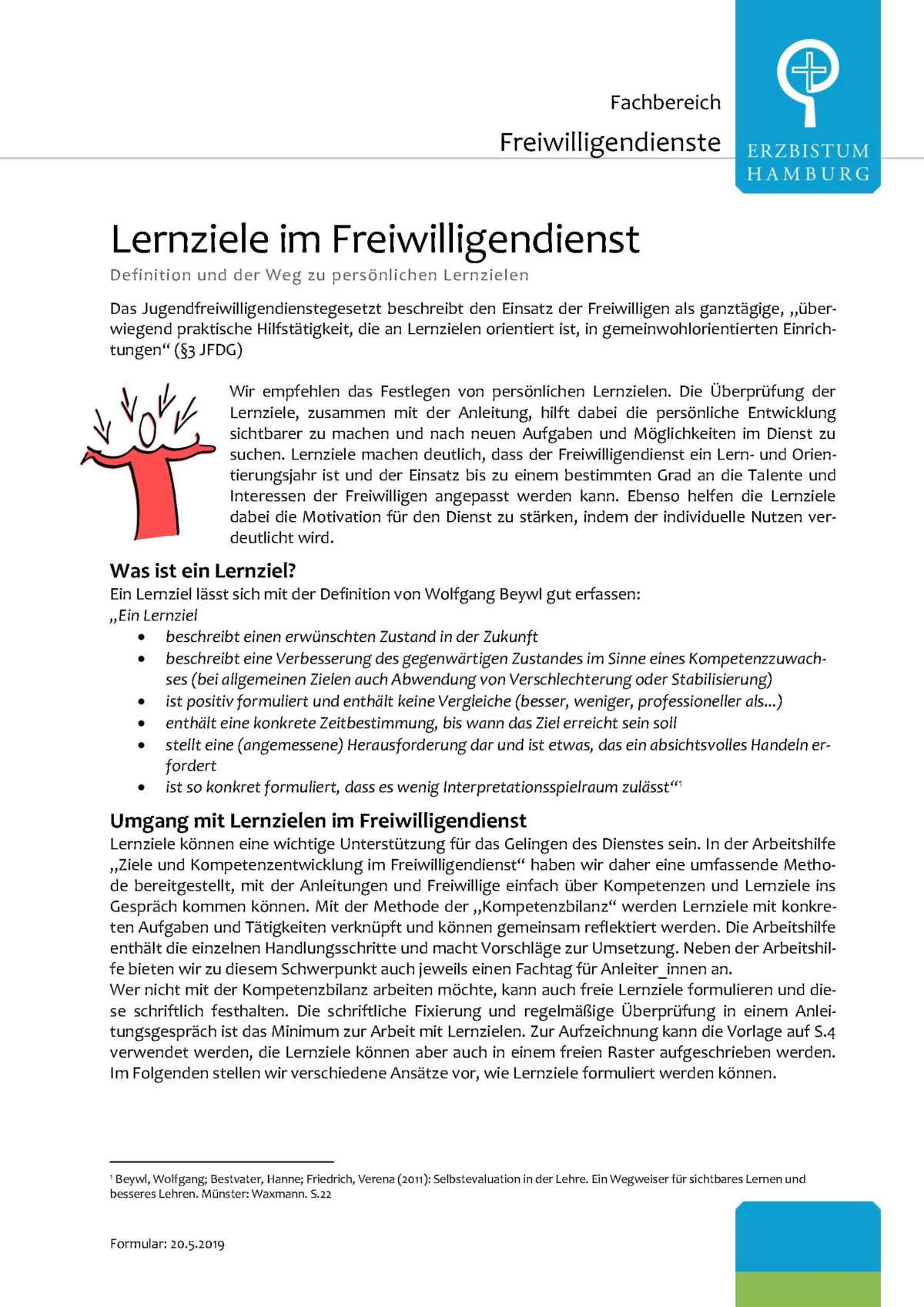 Lernziele – Freiwilligendienste im Erzbistum Hamburg